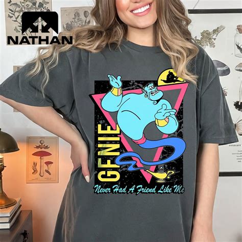 Disney Aladdin Genie Portrait Agrabah Fill T Shirt Aladdin Shirt Sold By Irena Freitas Sku