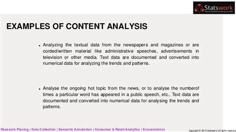 Content Analysis Data Collection Services Data Analysis Services Statswork