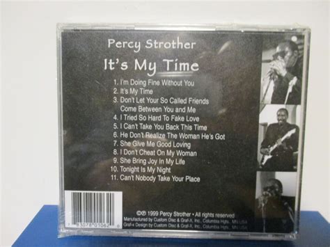 Percy Strother Its My Time Cd New Sealed E22 1013 Ships Free