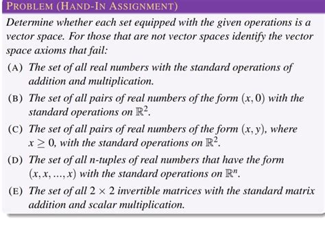 solved problem hand in assignment determine whether each
