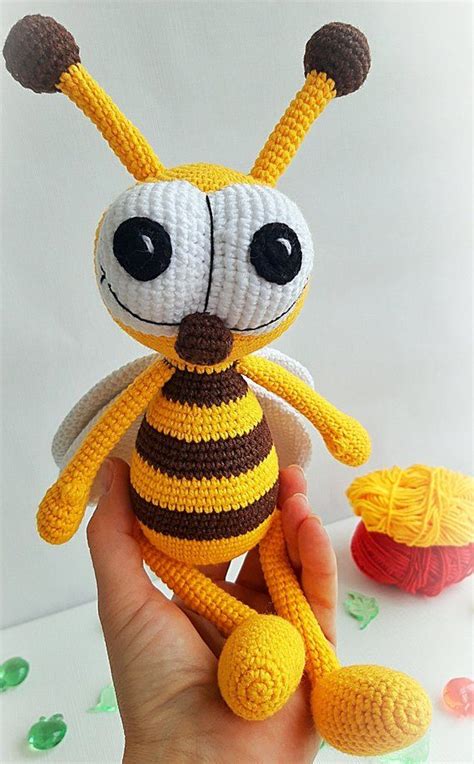 Crochet Bee Bee Amigurumi Bee Crochet Toy Honey Bee Etsy Crochet