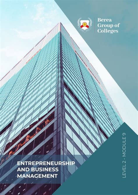 Entrepreneurship And Business Management Level 2 Module 9 By E Publishing
