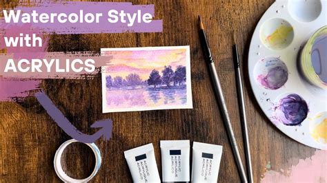 How To Paint With Acrylics Like Watercolor At Frank Jimenez Blog