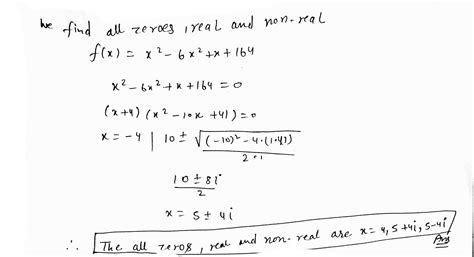 [solved] write the factored form of the polynomial function with real