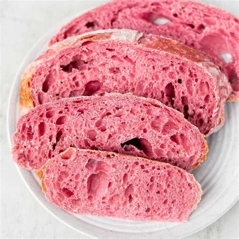 Easy Pink Sourdough Bread Recipe