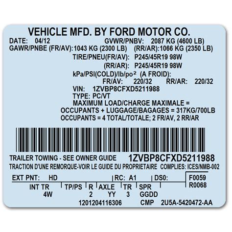 Automotiveid Label Samples Automotiveid