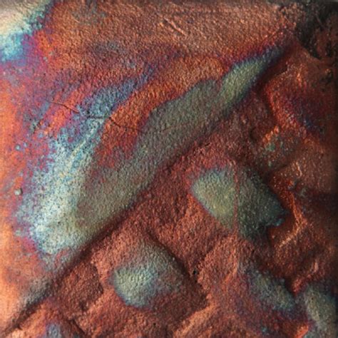 Raku Glaze Peacock Matte The Ceramic Shop