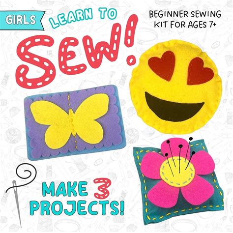 Learn To Sew Kit For Girls Heartmade Crafts
