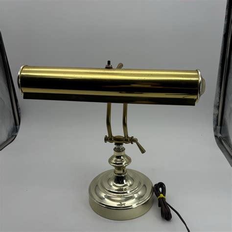 Vintage Underwriters Laboratories Brass Piano Bankers Desk Lamp Etsy