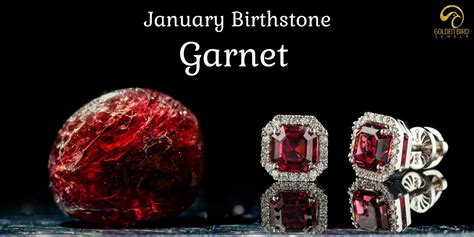 January Birthstone Garnet Every Detail Covered Goldenbirdjewels