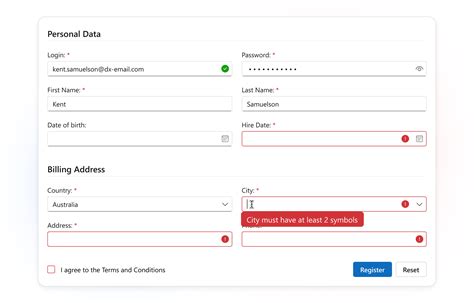 React Form Devextreme React Components