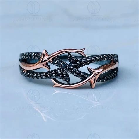 Maleficent Wedding Ring Etsy