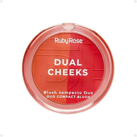 Ruby Rose Dual Cheeks Nectar Scarlet Blush Compacto 81g Época