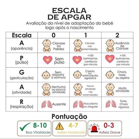 Grafico De Pontuacao De Apgar Para Imprimir