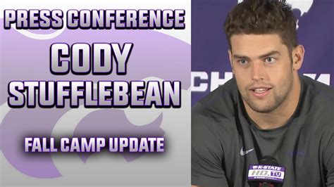 De Cody Stufflebean Press Conference Kansas State Fall Camp Update