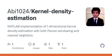 Github Abi1024kernel Density Estimation Matlab Implementation Of 1