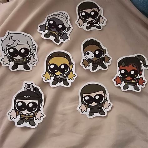 Call Of Duty Chibi Badges Simon Ghost Riley Johnny Soap Mctavish