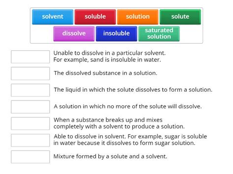 Ks3 Solubility Match Up