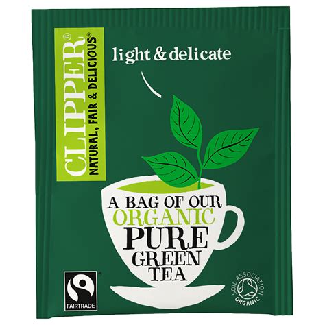 Clipper Enveloped 250s F T Organic Pure Green Tea — Barista Bits