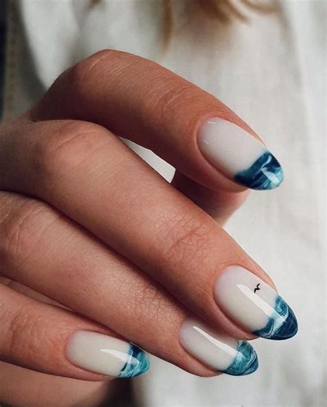 25 Spring Beach Nail Inspo 2023 Wave Nails Gel Nails Beach Nails