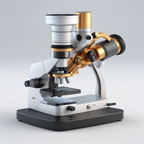 Premium Psd Microscope Psd On A White Background