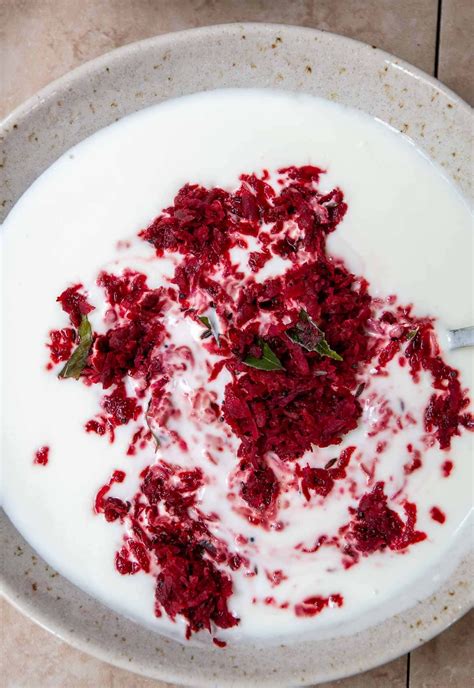 Beetroot Raita Dill And Thyme