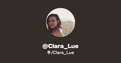 Claralue Instagram Tiktok Linktree
