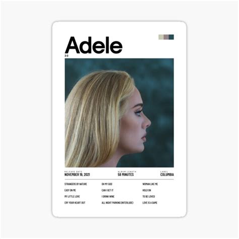 Adele 30 Sticker For Sale By Sportsshoppro Redbubble