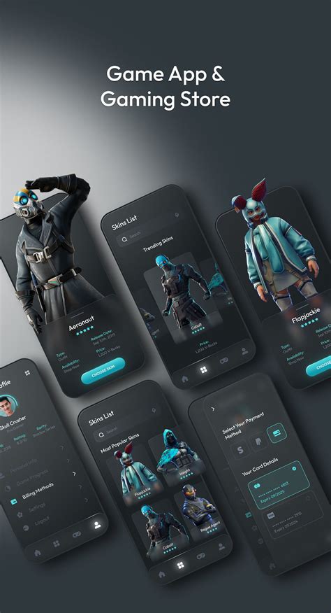 Game App And Gaming Store On Behance Web Design App Design Inspiration Ui Design