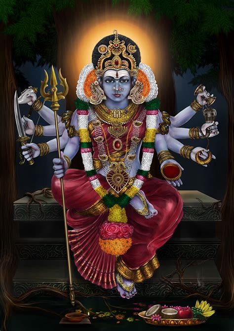 Artstation The Great Goddess Kali