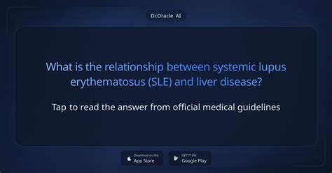 What Is The Relationship Between Systemic Lupus Erythematosus Sle And Liver Disease