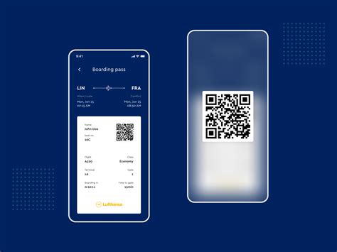 Lufthansa Boarding Pass