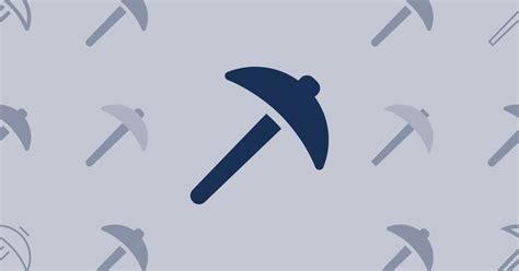Pickaxe Classic Solid Icon Font Awesome