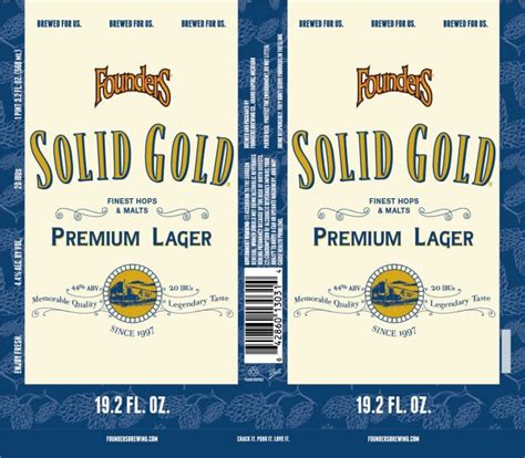 Founders Solid Gold Lager Is About To Get Bigger Beer Street Journal