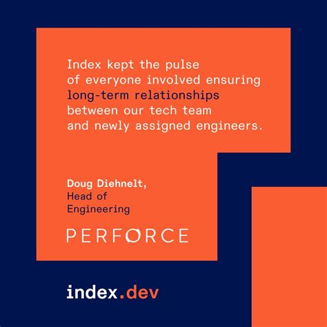 Perforce Software Joined Forces With Index Dev In Order To Bridge The