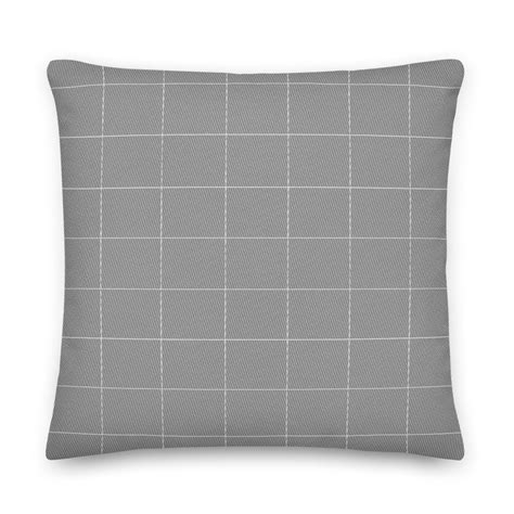 Minimalist Throw Pillow Grey Mk Pillows Classic Men