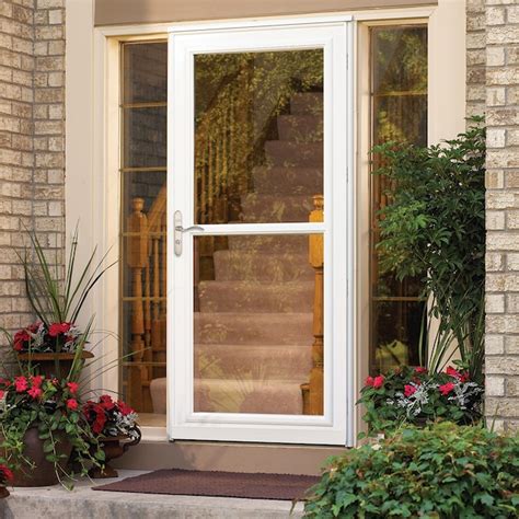 Larson 80 Split Fullview Tradewinds 32 In X 81 In Black Aluminum