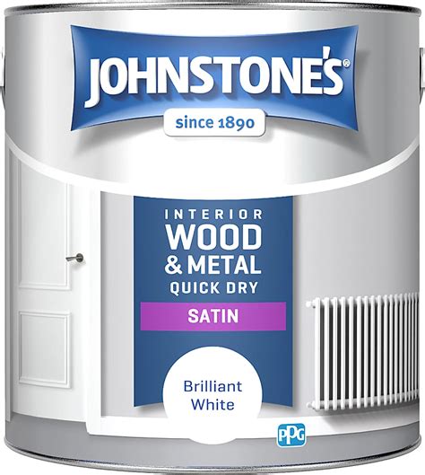 Johnstones Quick Dry Satin Brilliant White 25l