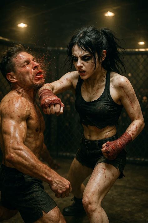 Brutal Goth Teen Girl Beatdown By Boxingirlsai On Deviantart