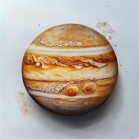 10 Printable Jupiter Art Watercolor Jupiter Planet Clipart Printable