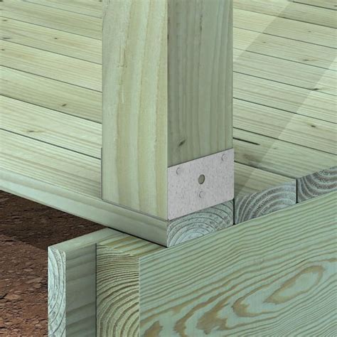 Wood To Wood Post Bases The Home Depot