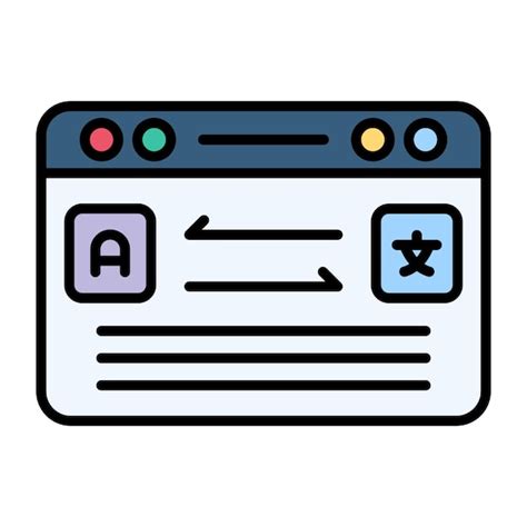 Premium Vector Online Language Teacher Flat Illustration