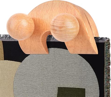 Motaweek 4 Tapestry Hangers For Walls Wooden Quilt