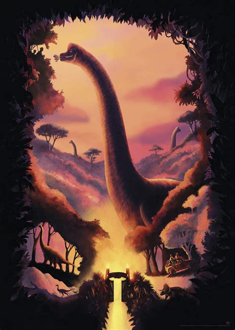 Jurassic Park Brachiosaurus Art Print By Vice Press Sideshow