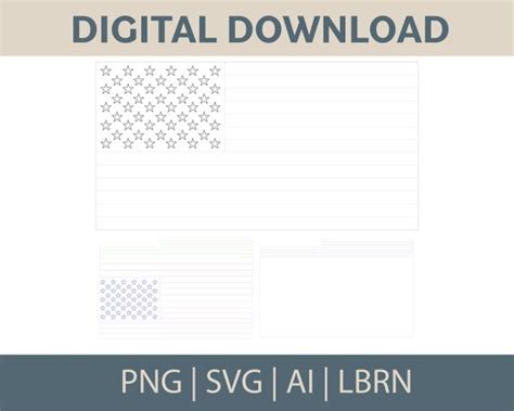 Us Flag Coin Holder Digital Download Etsy