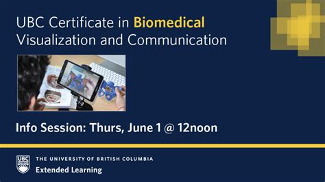 Information Session Ubc Certificate In Biomedical Visualization And