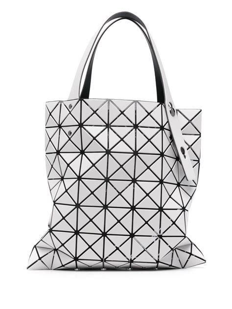 Bao Bao Issey Miyake Prism Tote Bag In White Modesens