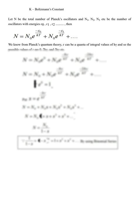 Solution Quantum Physics Planck S Hypothesis Solved Solution And