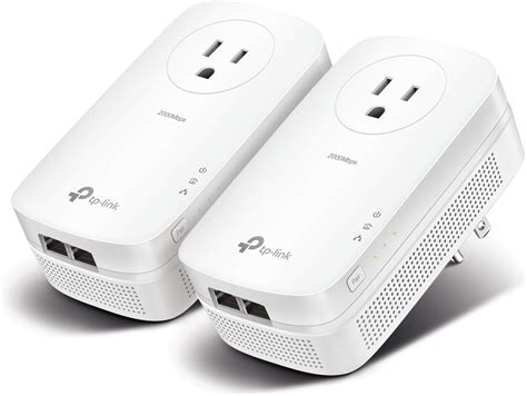 Tp Link Powerline Adapter Av2000 Mbps Gigabit Port Ethernet Over