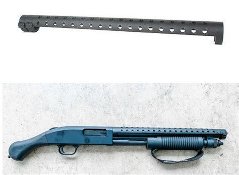 Mossberg Shockwave Heat Shield 590 Shotgun 12 Gauge Custom Rough Modified Mossberg Shockwave Heat Shield 590 Shotgun 12 Gauge Custom Rough Modified